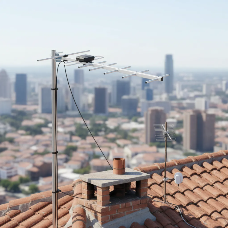 ANTENA 7 ELEMENTOS 9DB TDA EXTERIOR DIGITAL - TodoVision