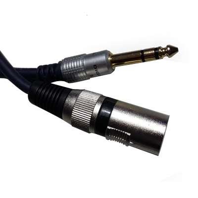 CABLE XLR M A PLUG 6.3 ST 1.5M PURESONIC - TodoVision